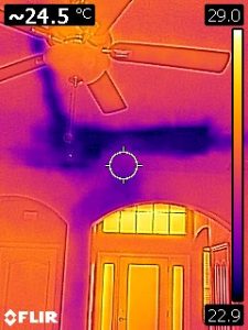 FLIR Infrared Thermal Imaging of Condensate Water Damage to Ceiling ...
